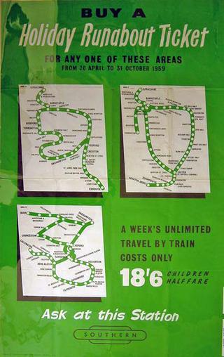 Buy a holiday runabout ticket | Science Museum Group Collection