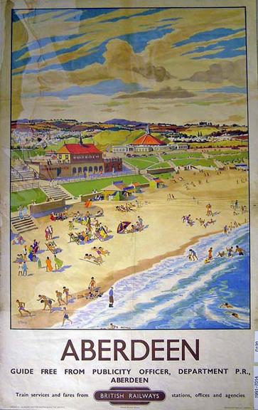British Railways (Scottish Region) poster. Aberdeen by T. Train. View ...