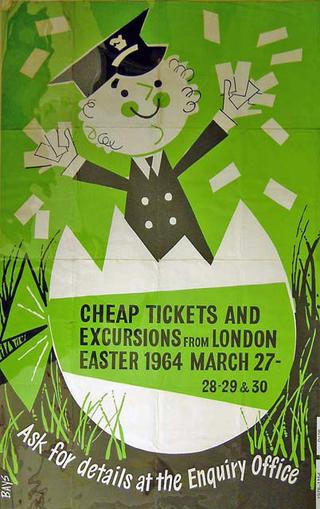 Cheap tickets and excursions from London Easter 1964 March 27-28-29 ...