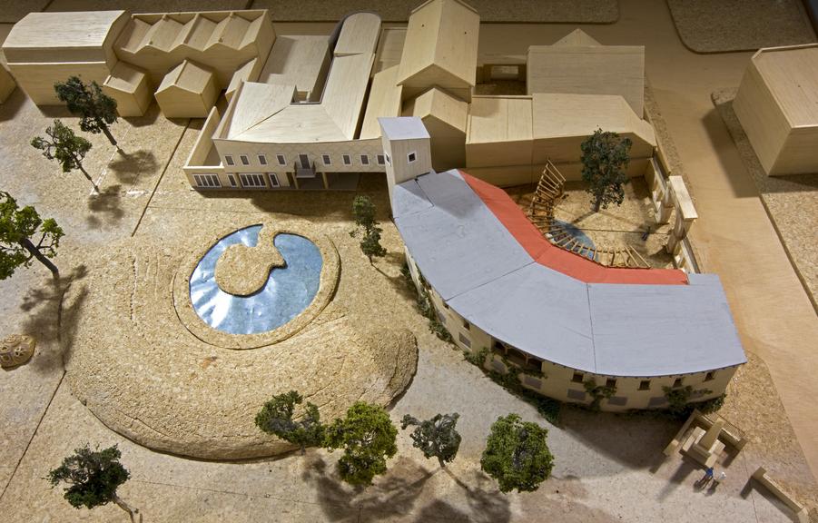 Scale model of Bromley-By-Bow Healthy Living Centre, England, 1994 ...