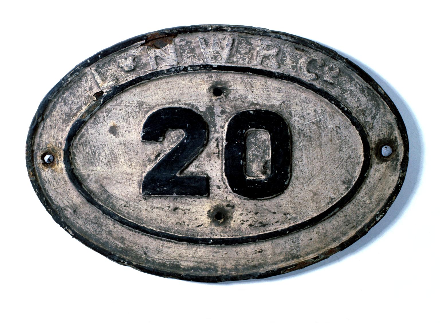 London & North Western Railway bridge plate | Science Museum Group ...